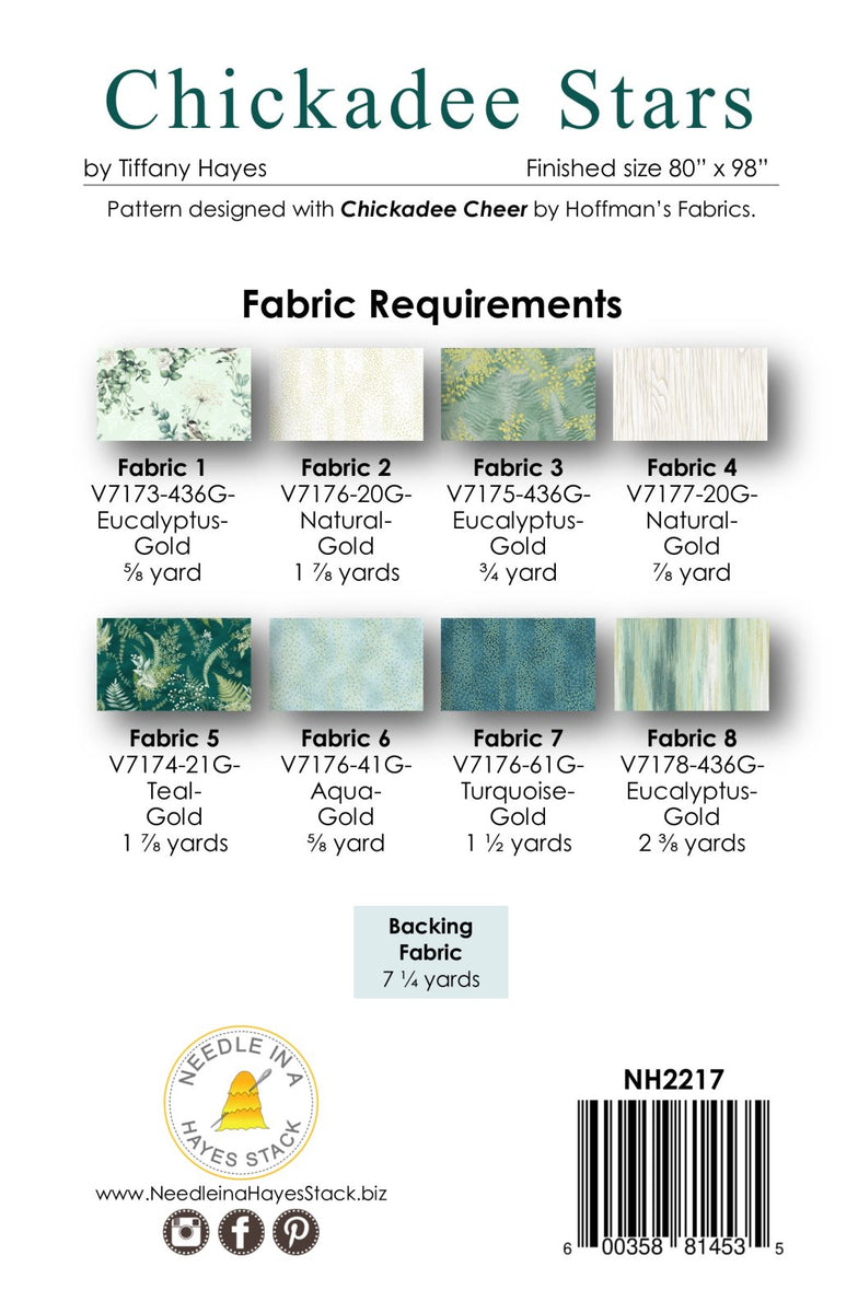 Chickadee Stars Downloadable Pattern – Quilting Books Patterns and Notions