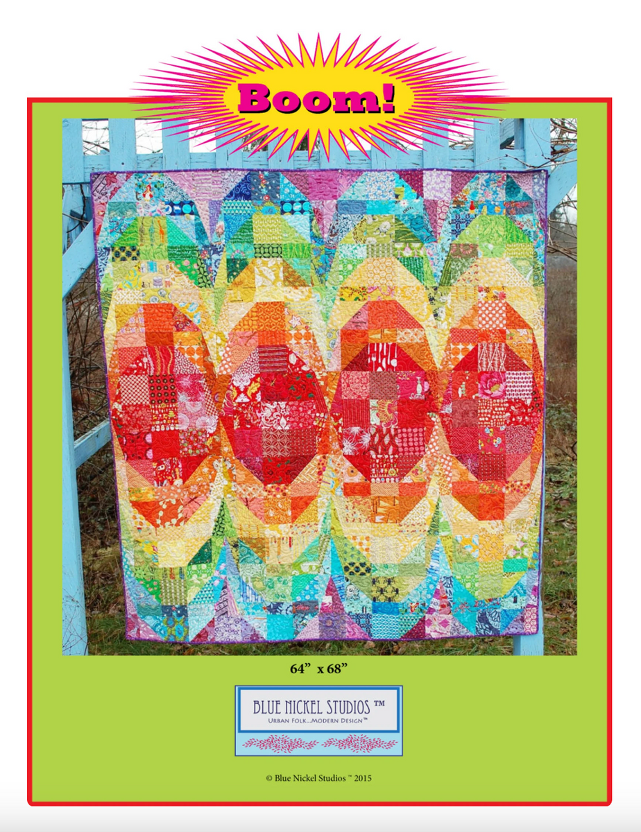 Boom! Quilt Pattern – Quilting Books Patterns and Notions