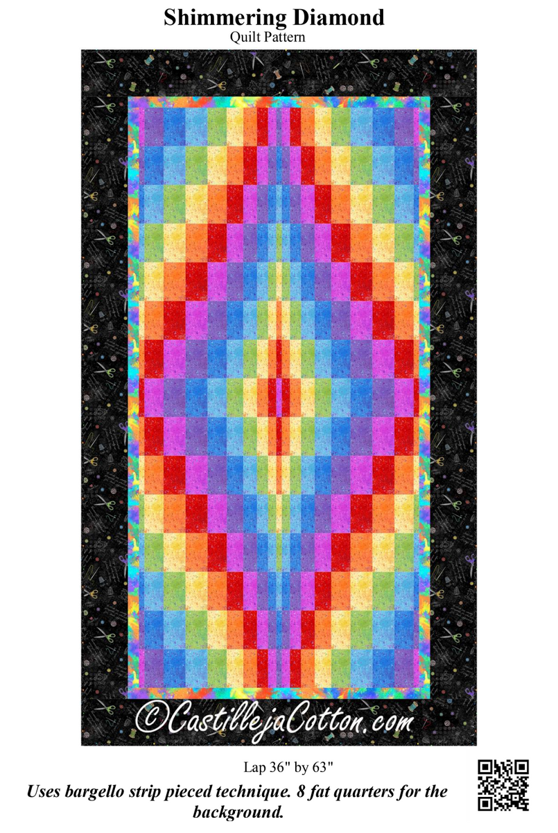 Shimmering Diamond Downloadable Pattern – Quilting Books Patterns and Notions