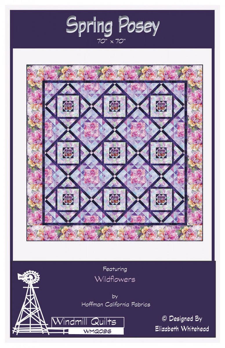 Spring Posey Quilt Pattern – Quilting Books Patterns and Notions