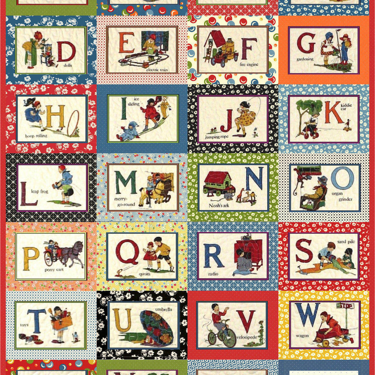 ABC Quilt Downloadable Pattern – Quilting Books Patterns and Notions