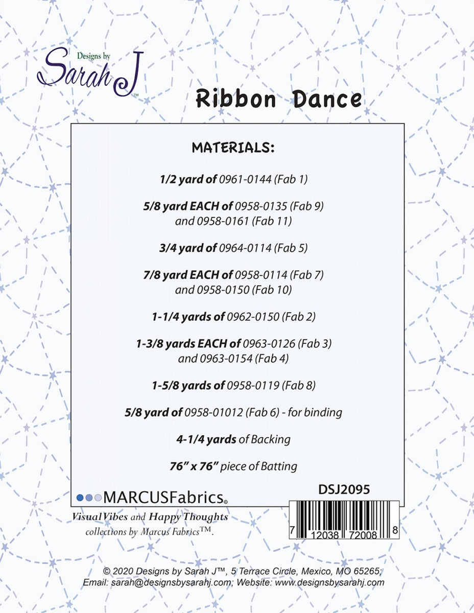 Ribbon Dance Pattern – Quilting Books Patterns and Notions