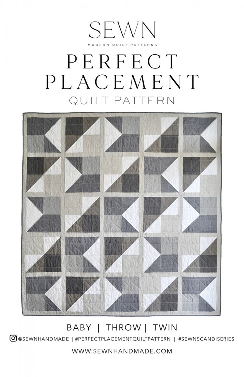 Perfect Placement Quilt Pattern – Quilting Books Patterns and Notions