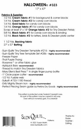 Halloween Quilt Pattern – Quilting Books Patterns and Notions