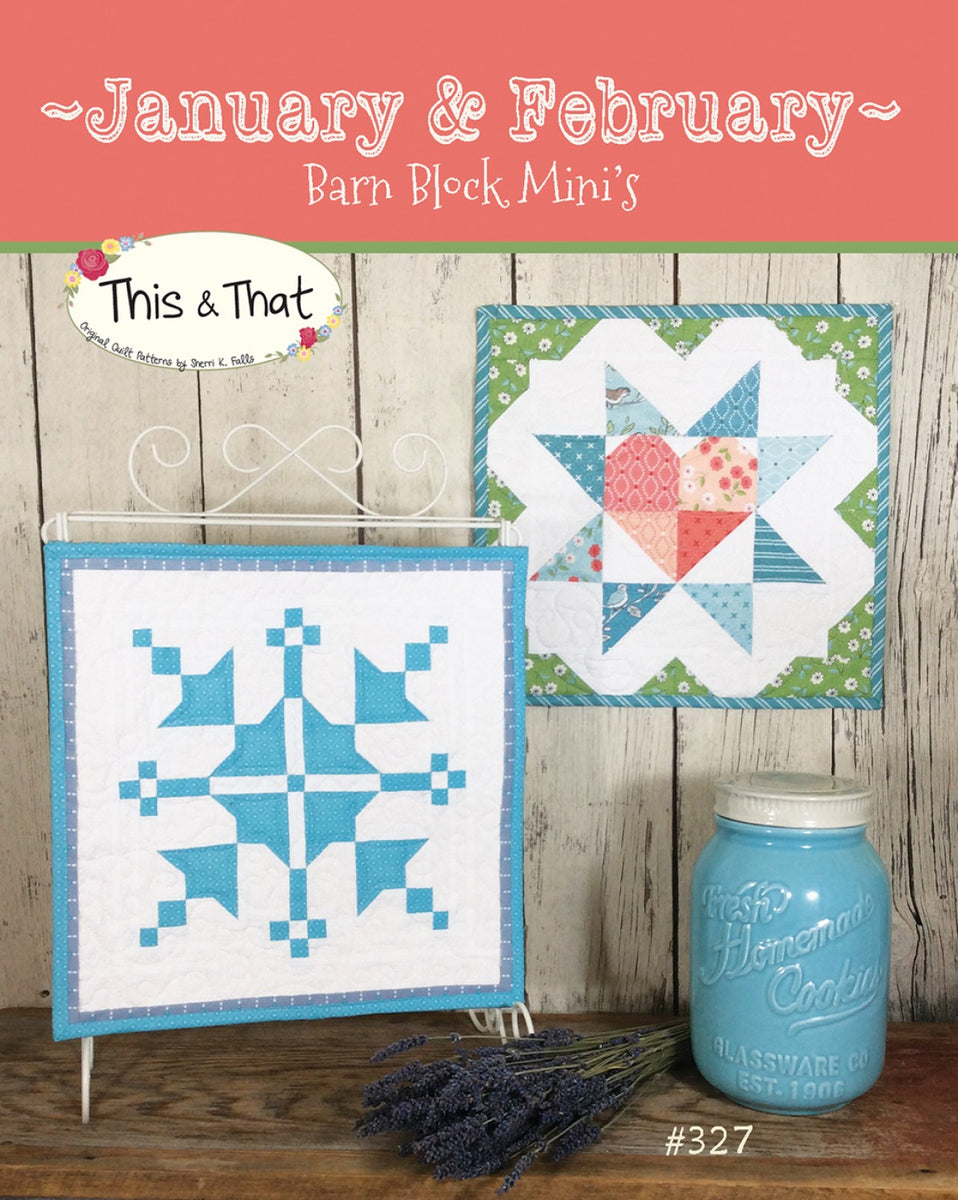 Barn Block Mini January/February Quilters Pattern – Quilting Books ...