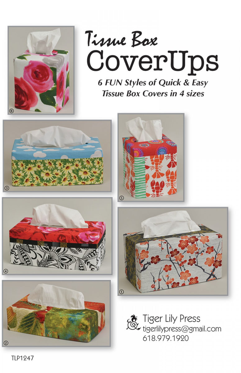 Tissue Box CoverUps Quilters Pattern – Quilting Books Patterns and Notions