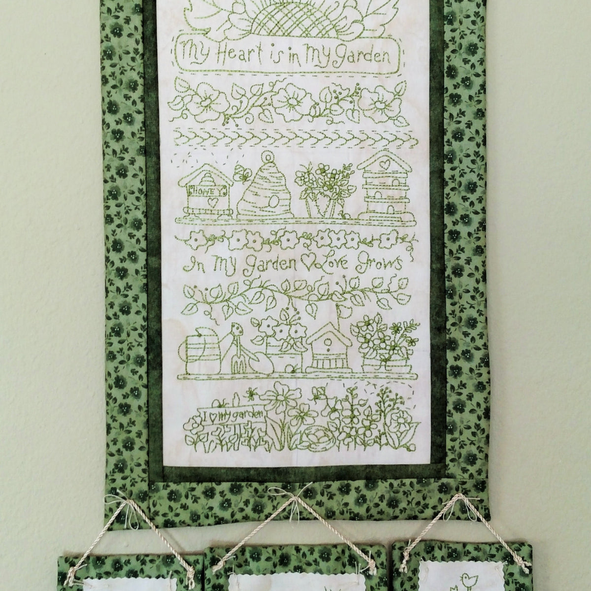Garden Sampler GreenWork - Machine Embroidery Downloadable Pattern ...