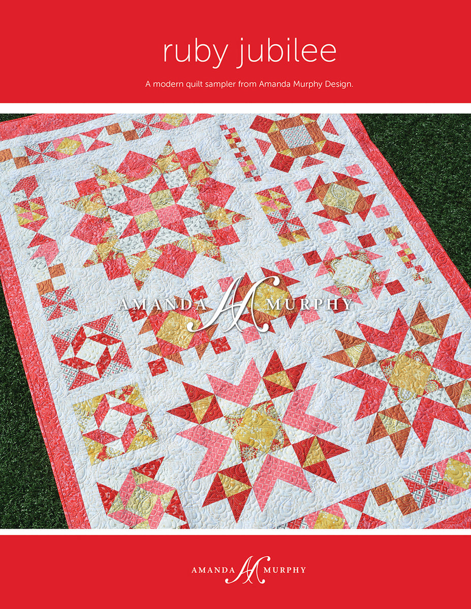 Ruby Jubilee Quilt Pattern – Quilting Books Patterns and Notions