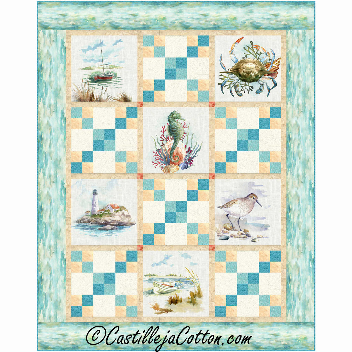 Lighthouses and Boats Downloadable Pattern – Quilting Books Patterns ...