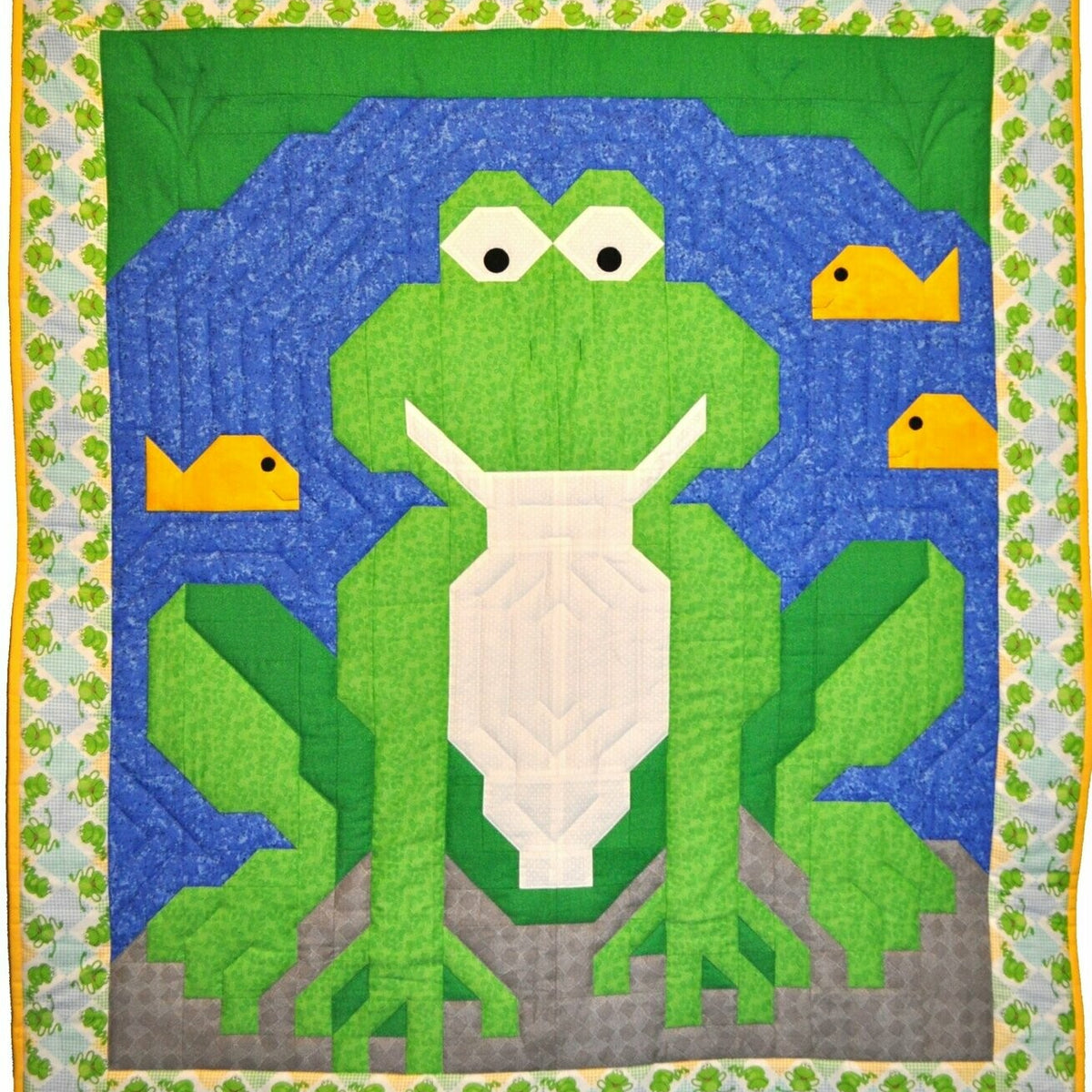 Frog Quilt Pattern – Quilting Books Patterns and Notions