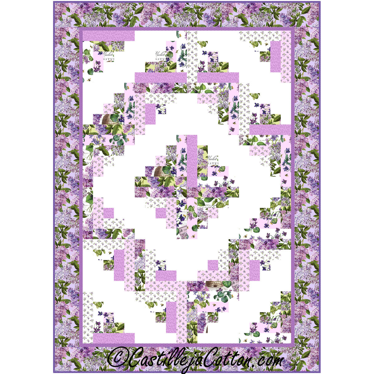 Chelsea Log Cabin Downloadable Pattern – Quilting Books Patterns and ...