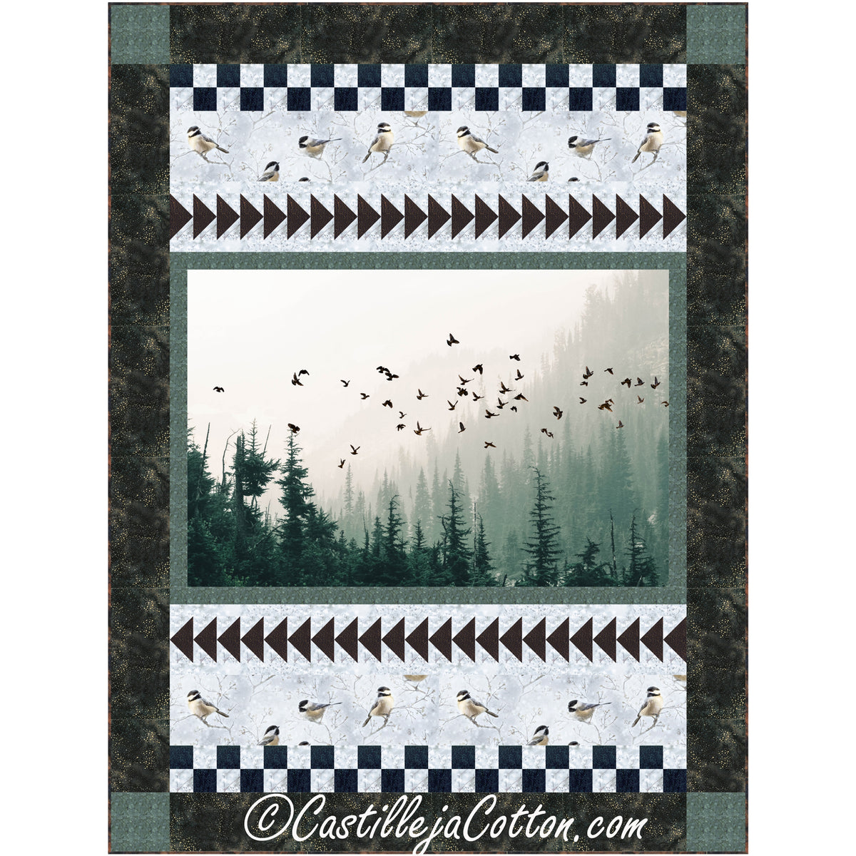 Winter Chickadees Downloadable Pattern – Quilting Books Patterns and ...