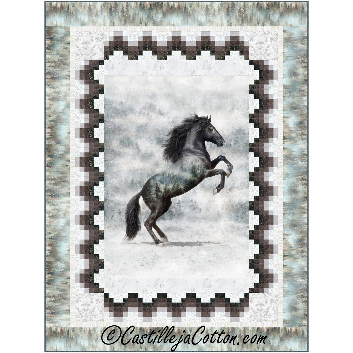 Rearing Stallion Downloadable Pattern – Quilting Books Patterns and Notions
