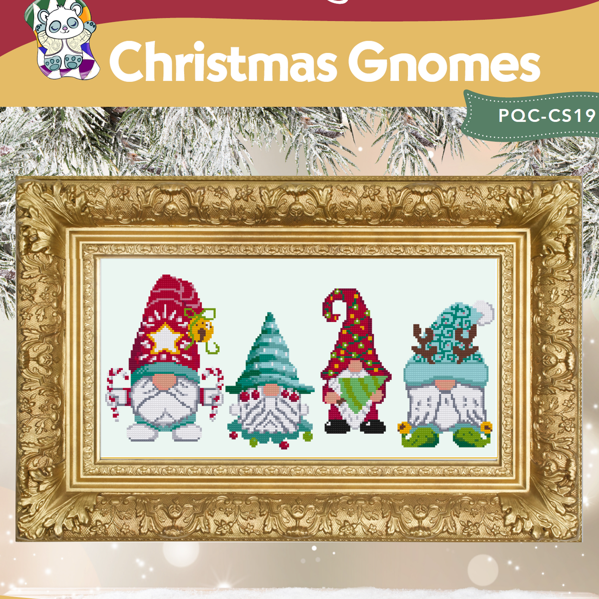 Christmas Gnomes Downloadable Cross Stitch Pattern – Quilting Books ...
