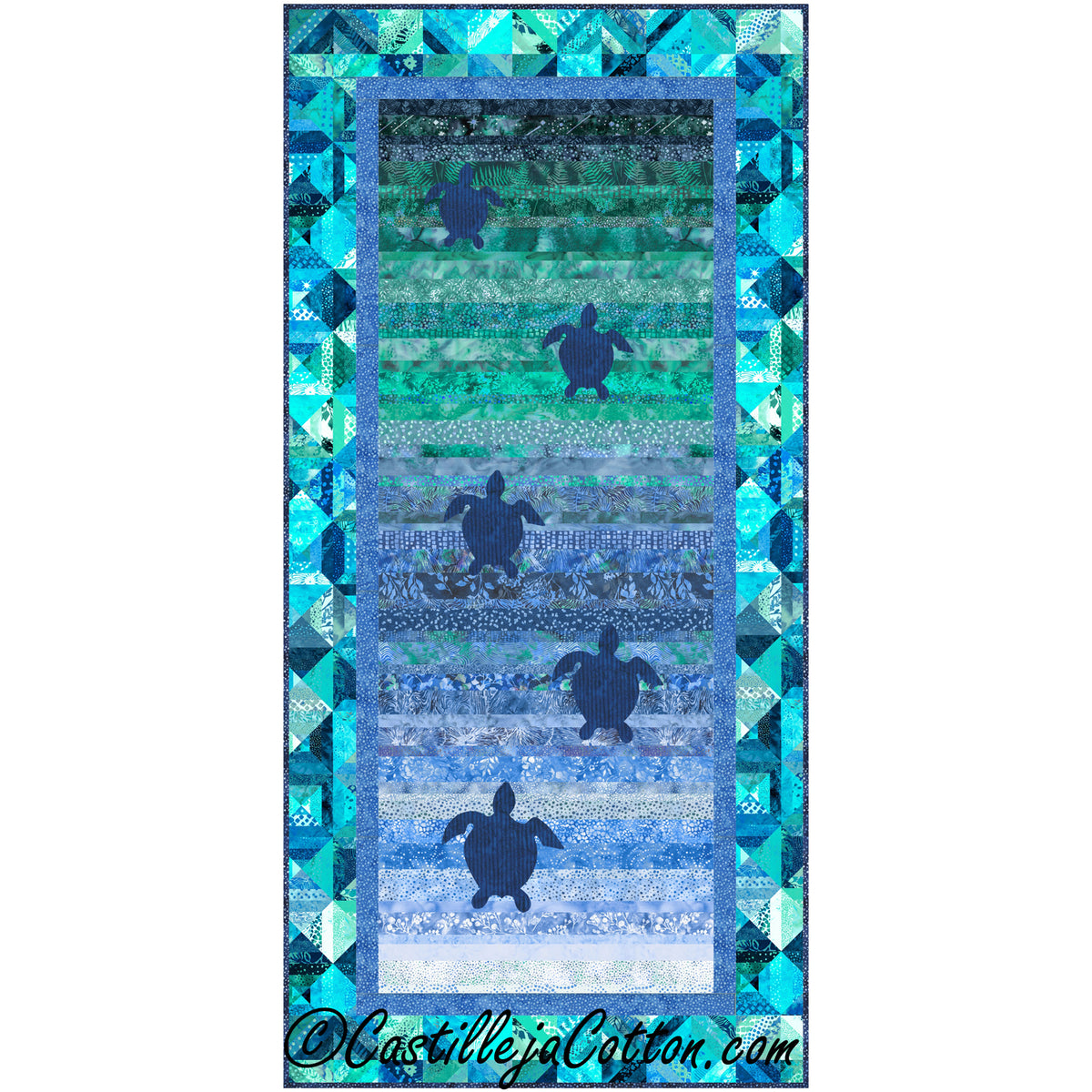 Turtles To The Sea Downloadable Pattern – Quilting Books Patterns and ...