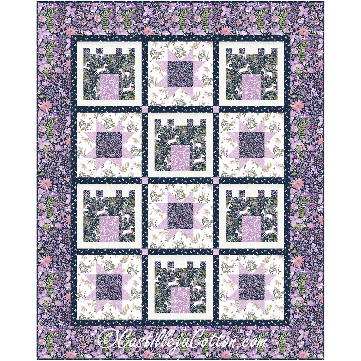 Castles and Stars Child Downloadable Pattern – Quilting Books Patterns ...