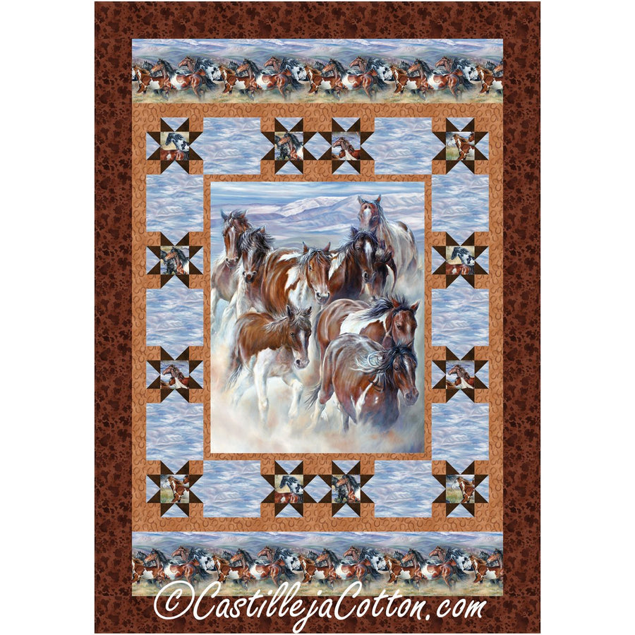 Starry Wild Horses Downloadable Pattern – Quilting Books Patterns and ...