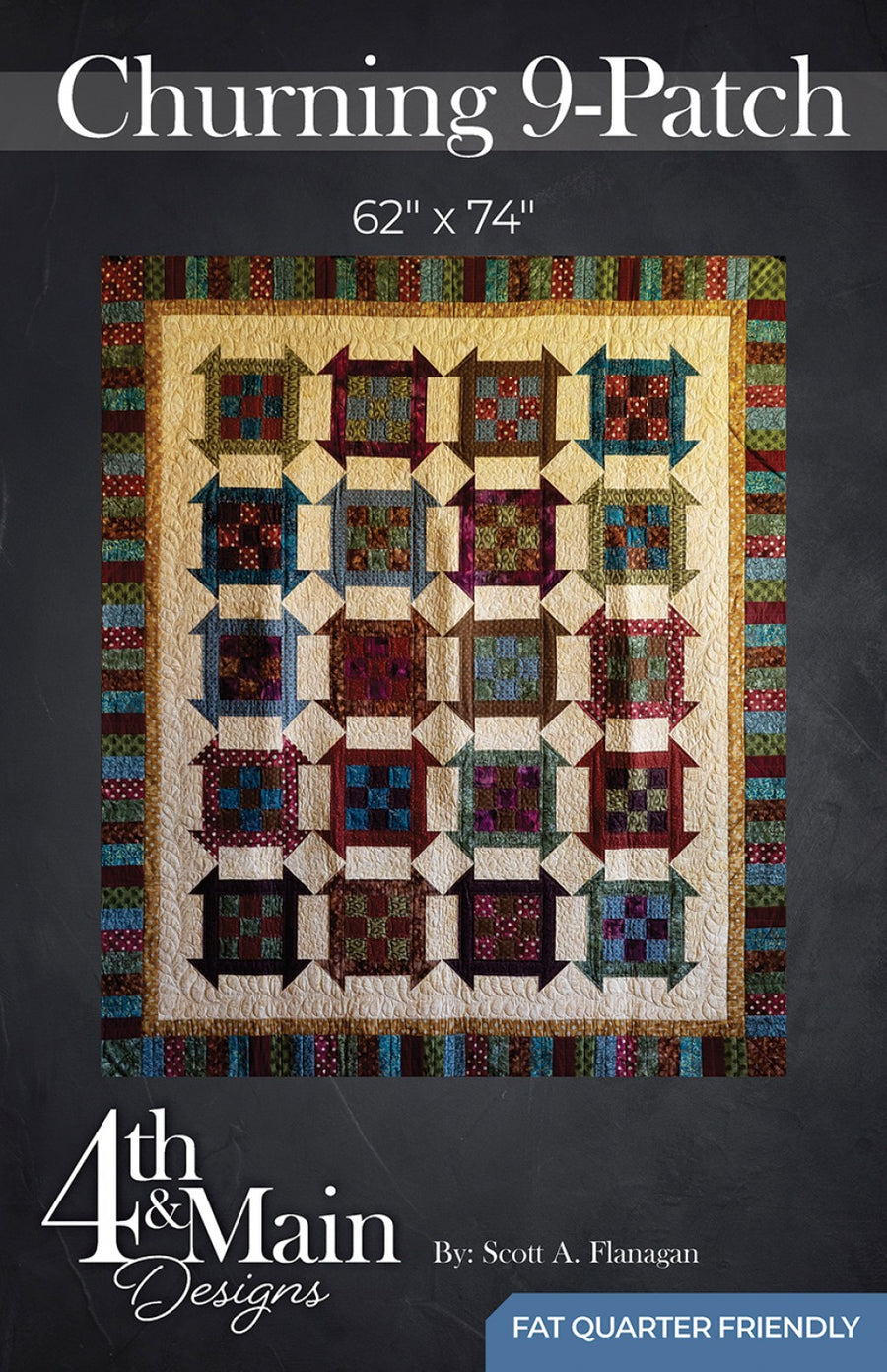 Churning 9-Patch Quilt Pattern – Quilting Books Patterns and Notions