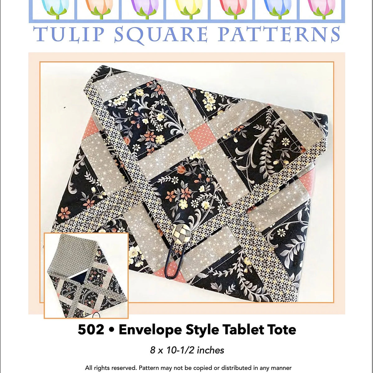 Envelope Style Tablet Tote Downloadable Pattern – Quilting Books ...