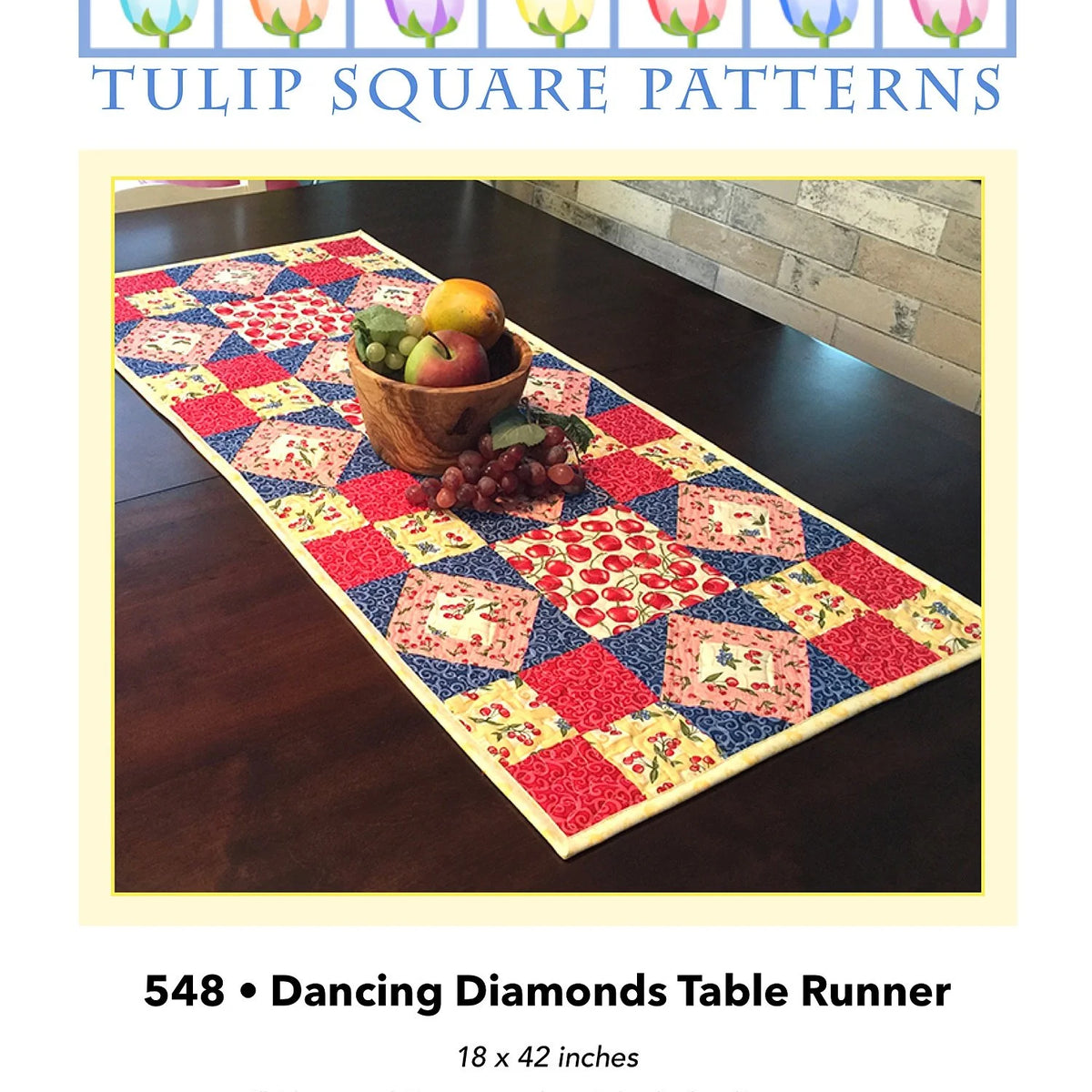 Dancing Diamonds Table Runner Downloadable Pattern – Quilting Books ...