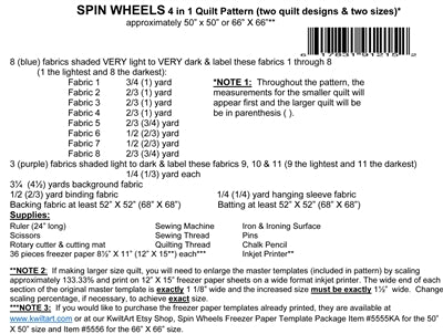 Spin Wheels Quilt Pattern – Quilting Books Patterns and Notions