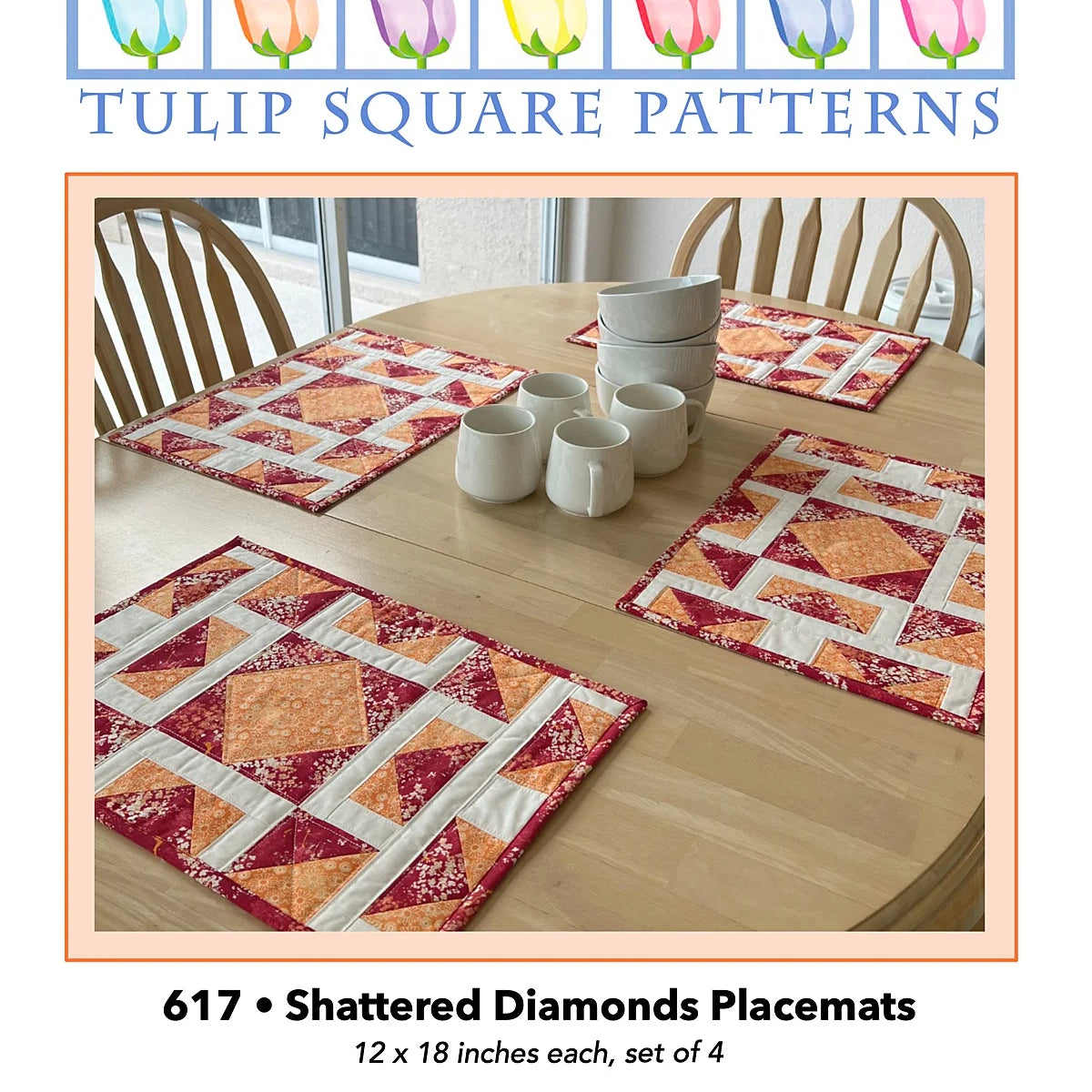 Shattered Diamonds Placemats Downloadable Pattern – Quilting Books ...