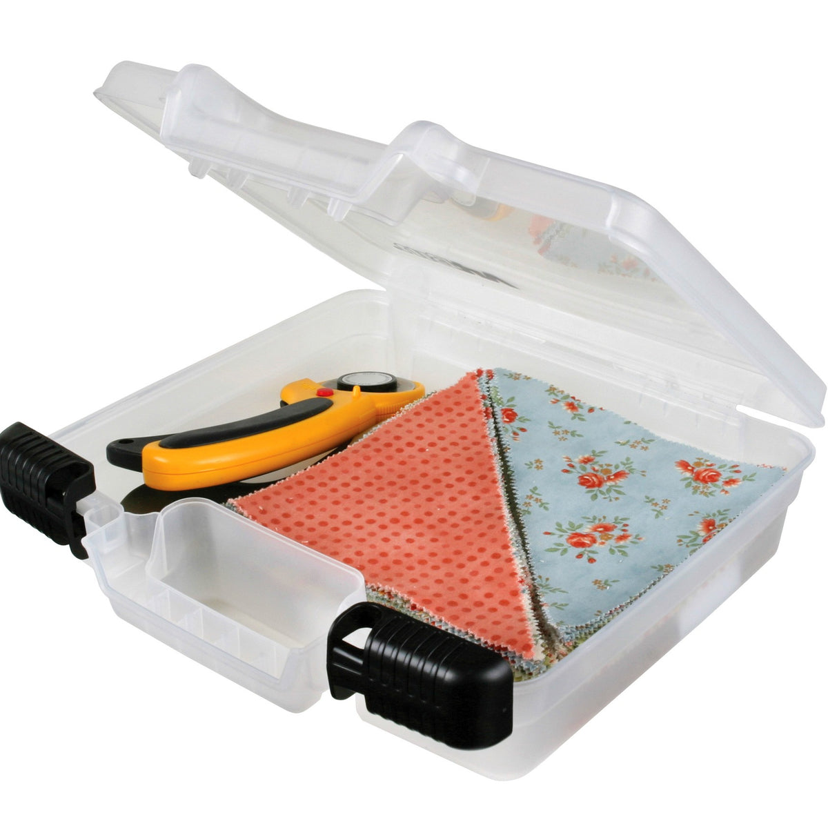 Quick View Case with Matching Latches Clear Translucent Stackable ...