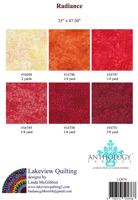 Radiance Downloadable Pattern – Quilting Books Patterns and Notions
