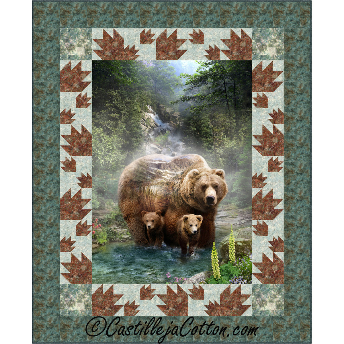 Bears and Paws Panel Downloadable Pattern – Quilting Books Patterns and ...