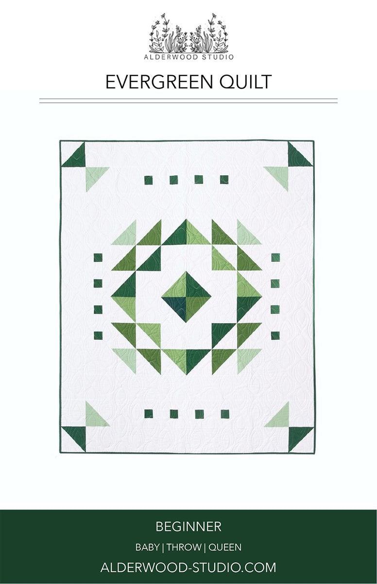 Evergreen Quilt Pattern – Quilting Books Patterns and Notions