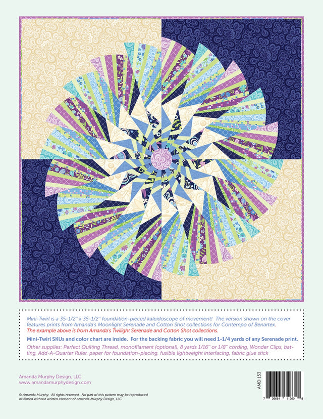 Mini-Twirl Quilt Pattern – Quilting Books Patterns and Notions