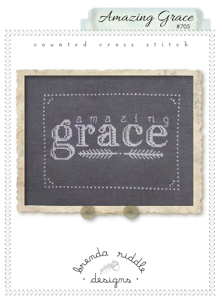 Amazing Grace Cross-Stitch Pattern – Quilting Books Patterns and Notions