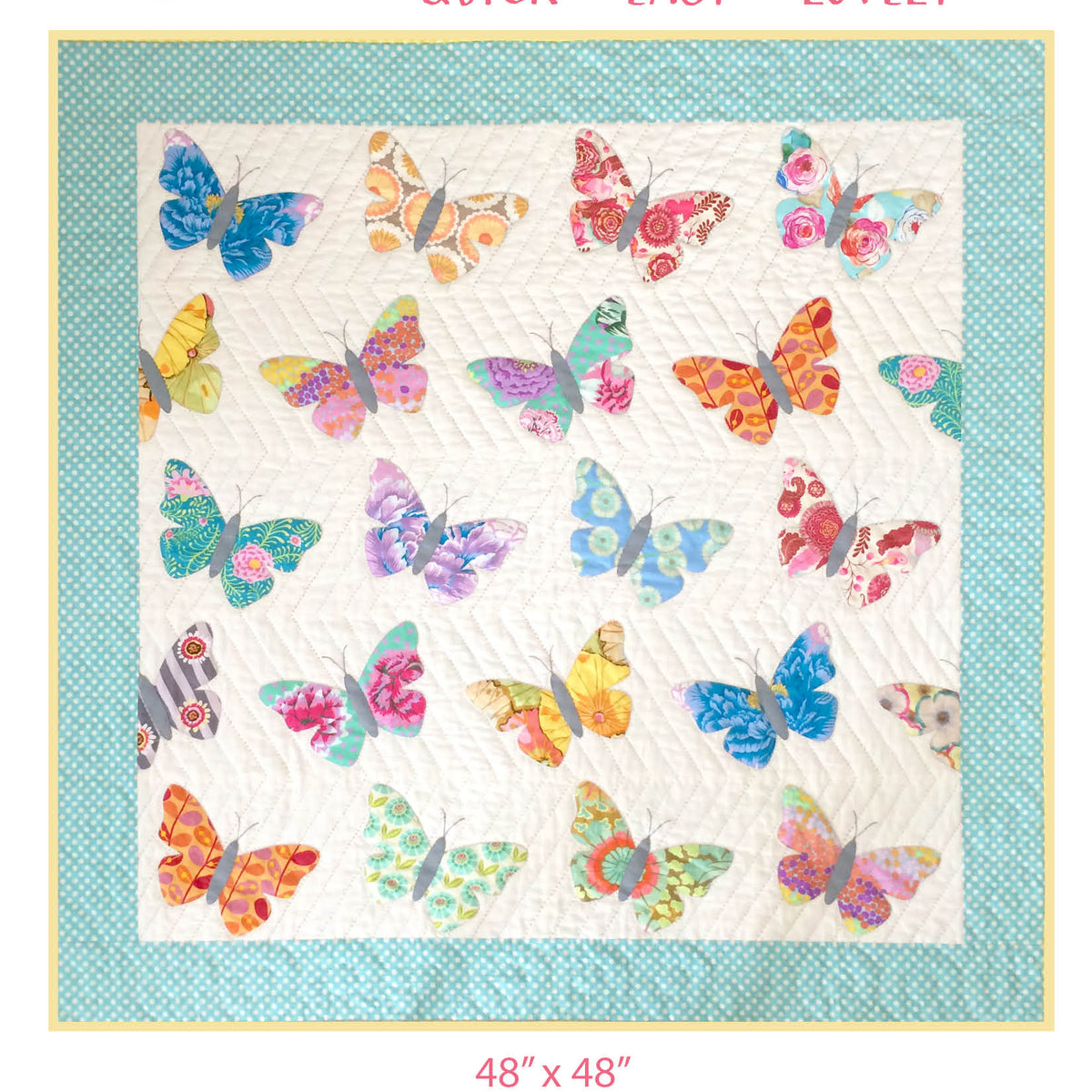 Butterflies Quilt Pattern – Quilting Books Patterns and Notions