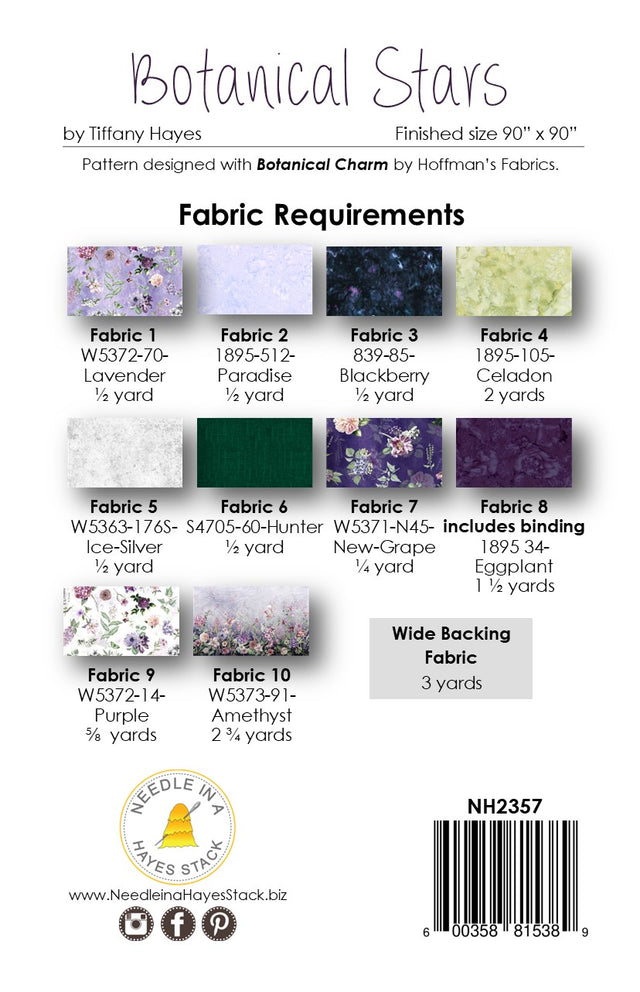 Botanical Stars Downloadable Pattern – Quilting Books Patterns and Notions