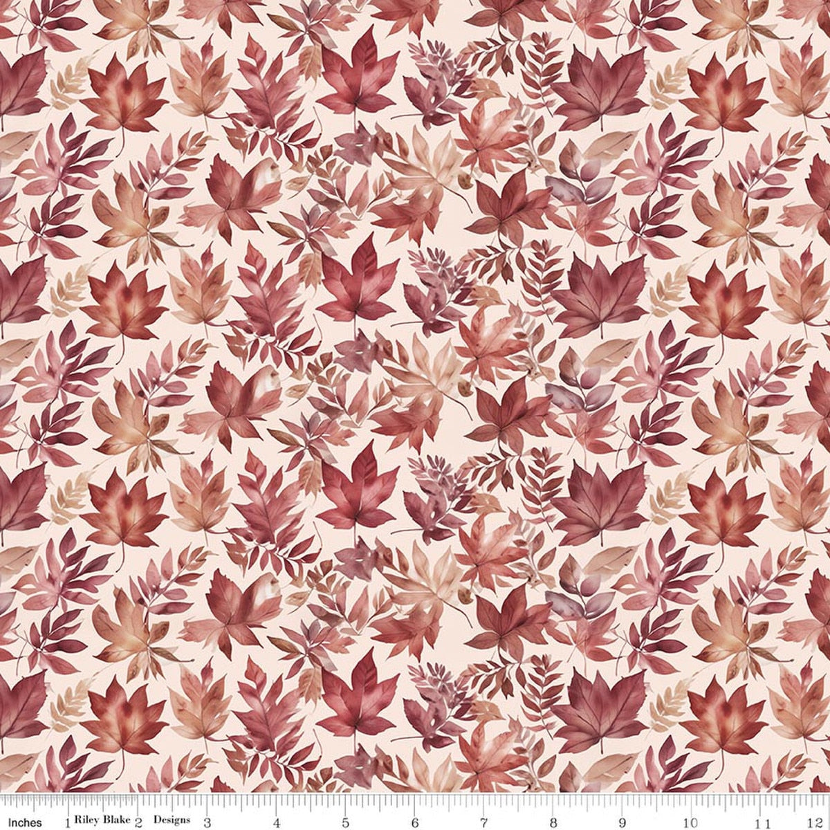 Harvest on the Prairie Leaves Latte Quilt Fabric – Quilting Books ...