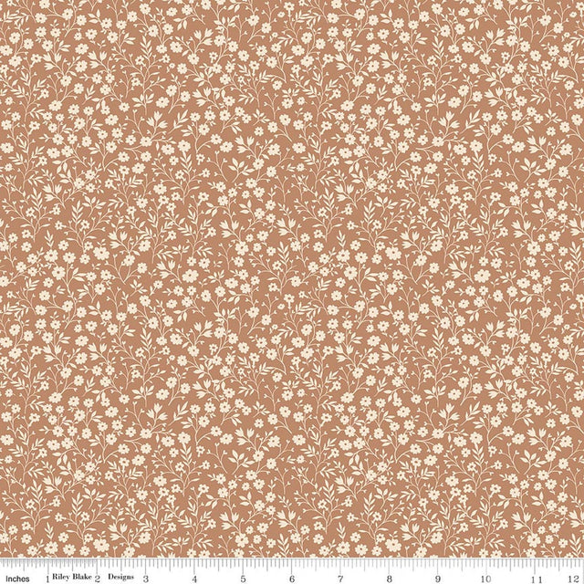 Harvest on the Prairie Ditsy Suede Quilt Fabric – Quilting Books ...