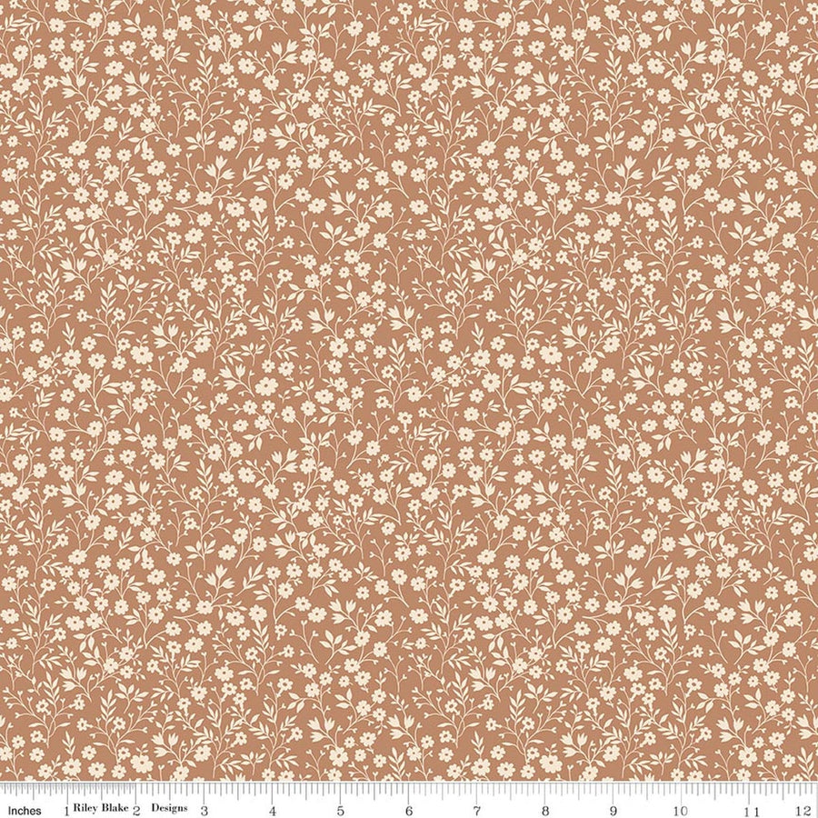 Harvest on the Prairie Ditsy Suede Quilt Fabric – Quilting Books ...