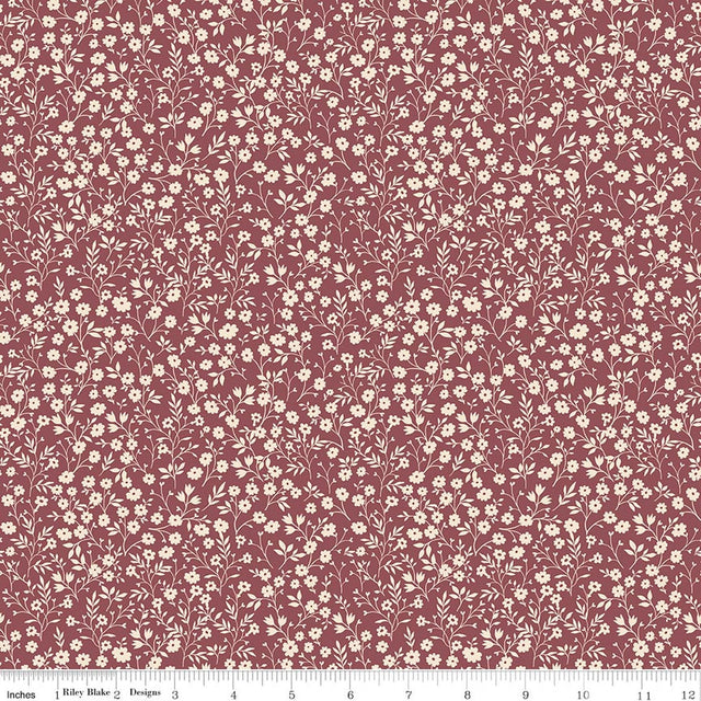 Harvest on the Prairie Ditsy Wine Quilt Fabric – Quilting Books ...