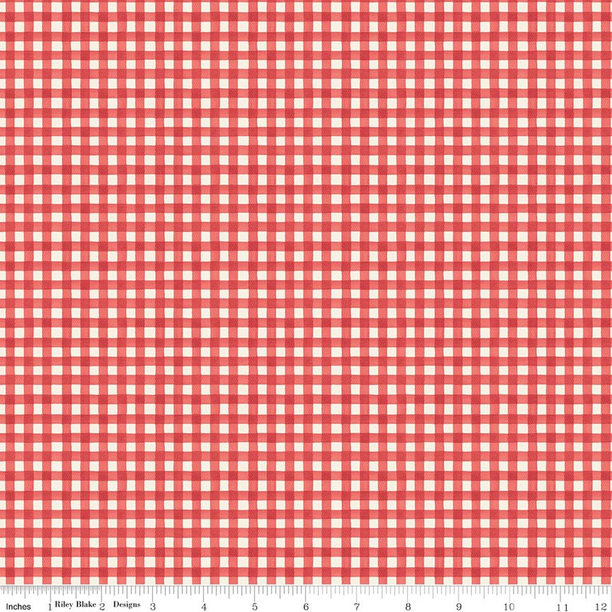 Cath Kidston® Signature Collection Gingham Red Quilt Fabric – Quilting ...