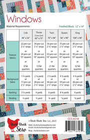 Windows Quilt Pattern – Quilting Books Patterns and Notions