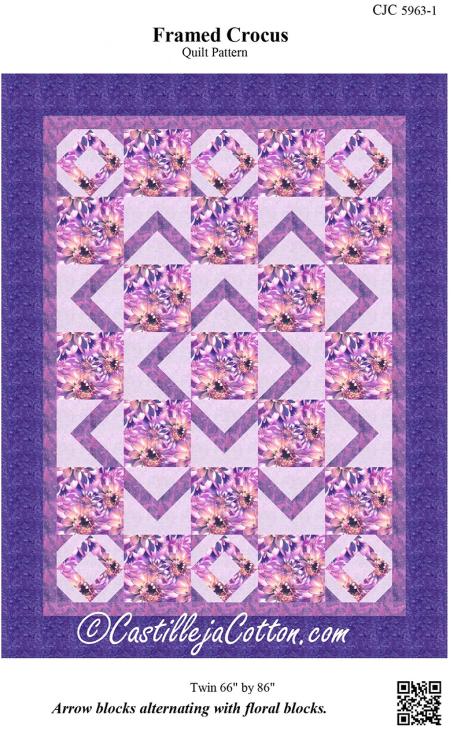 Framed Crocus Quilt Pattern – Quilting Books Patterns and Notions