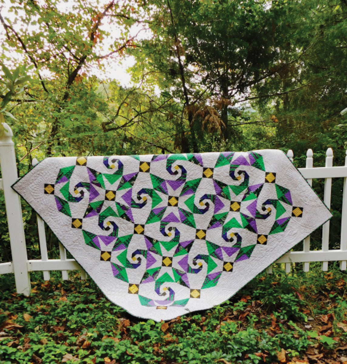 Snails Trail Mardi Gras Quilt Pattern – Quilting Books Patterns and Notions