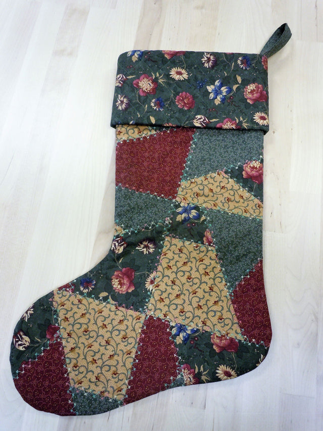Quilted Patchwork Stocking Pattern – Quilting Books Patterns and Notions
