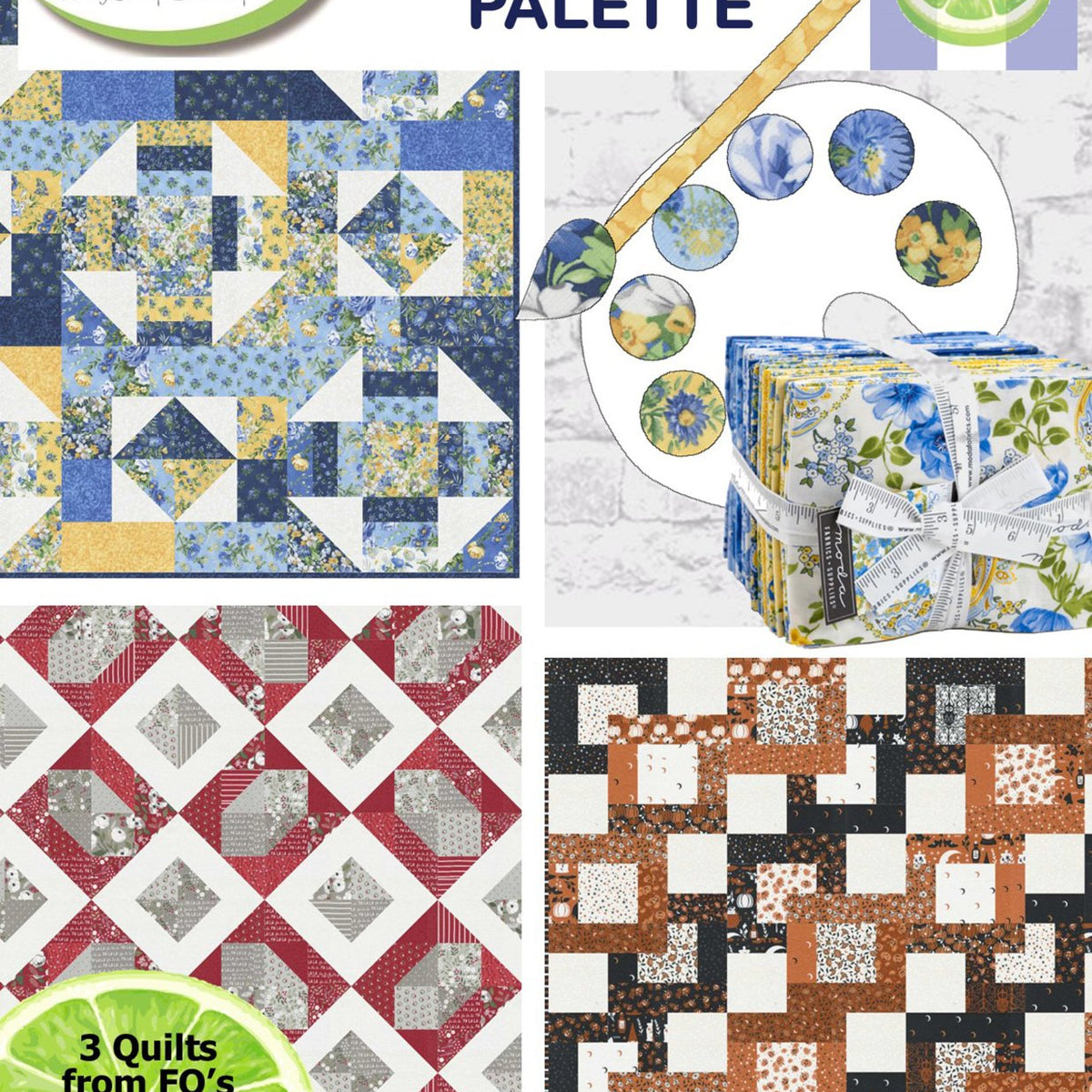 Fat Quarter Palette Downloadable Pattern – Quilting Books Patterns and ...