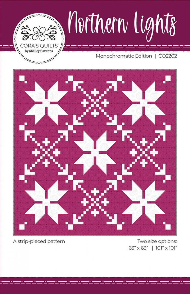 Northern Lights Quilt Pattern - the Monochromatic Edition – Quilting ...