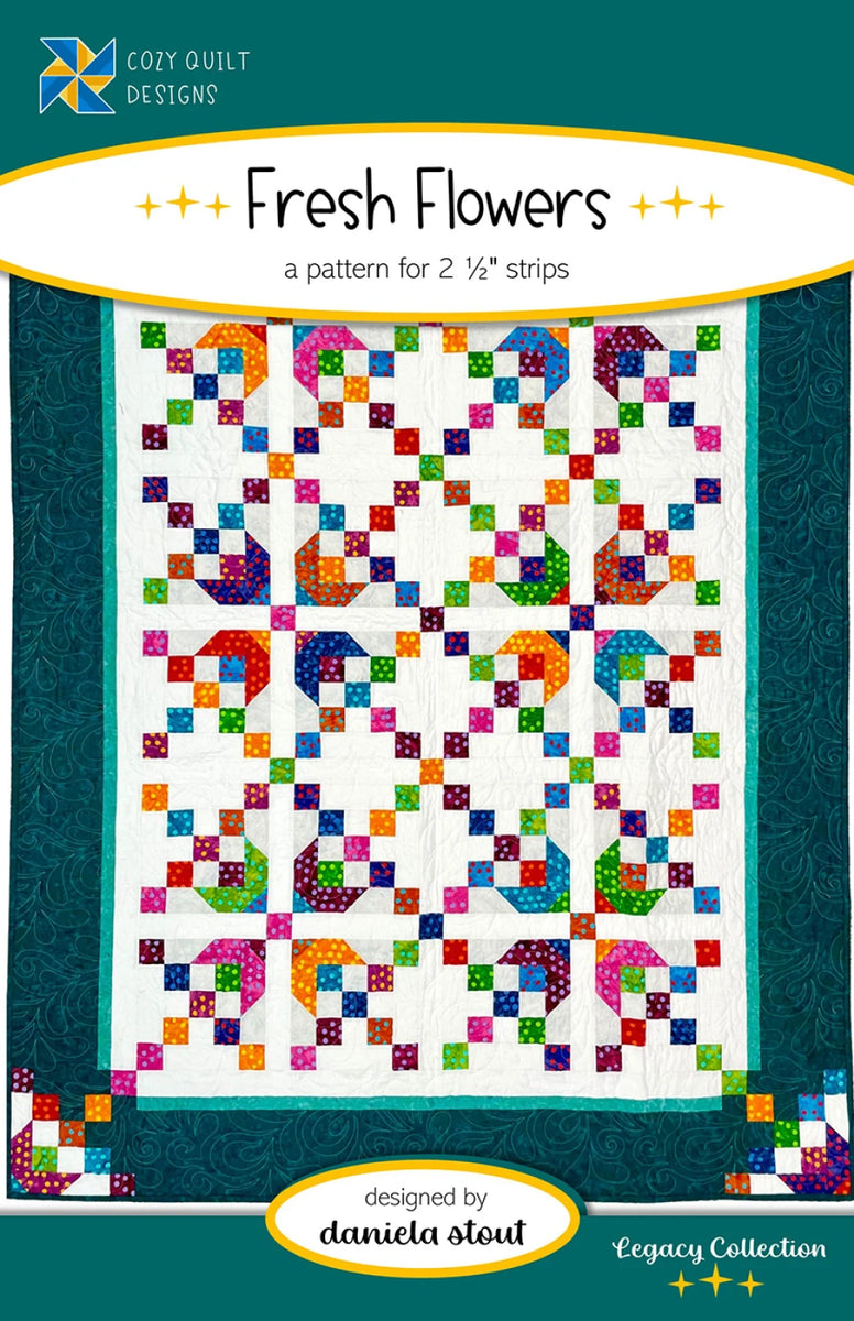 Fresh Flowers Quilt Pattern – Quilting Books Patterns and Notions