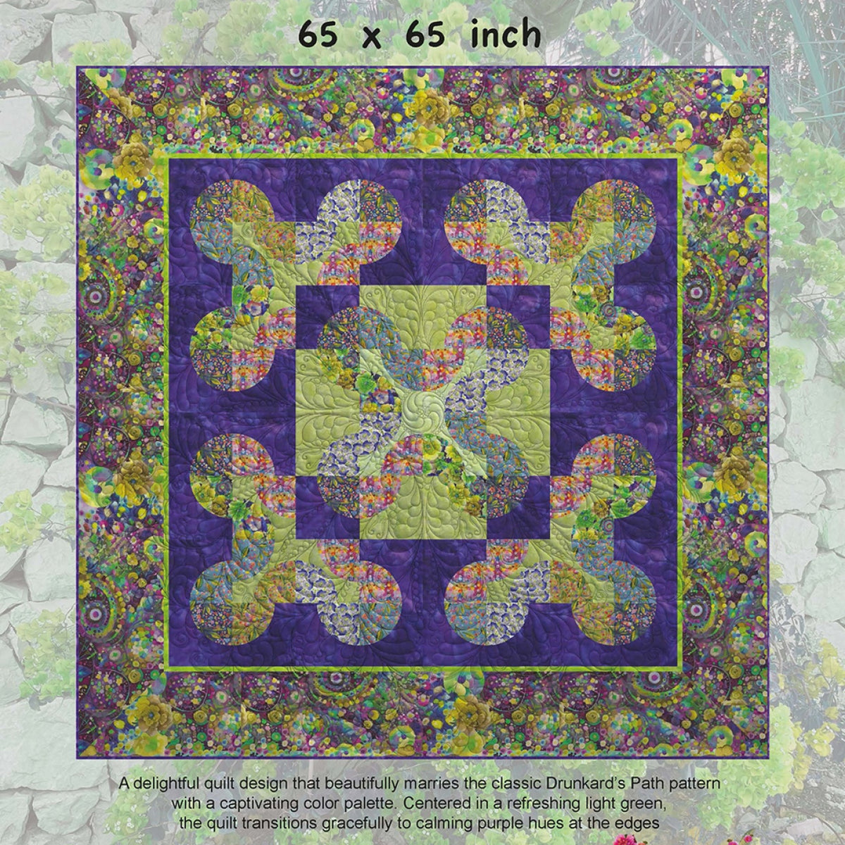 Whimsical Garden Path Quilt Pattern – Quilting Books Patterns and Notions