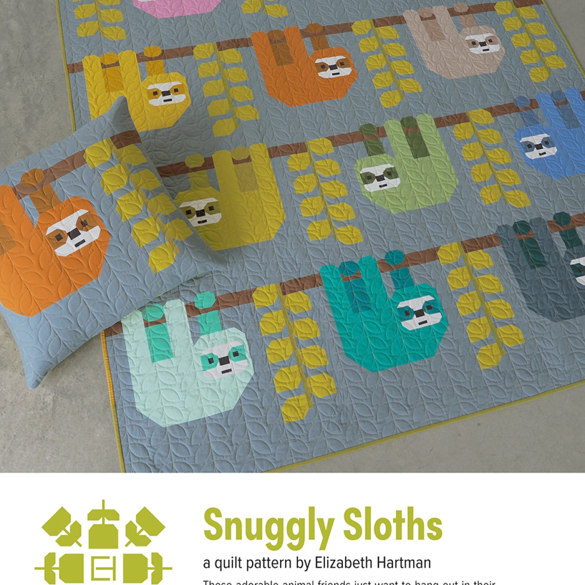 Snuggly Sloths Quilt Pattern – Quilting Books Patterns and Notions