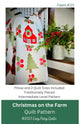 Christmas on the Farm Quilt Pattern – Quilting Books Patterns and Notions