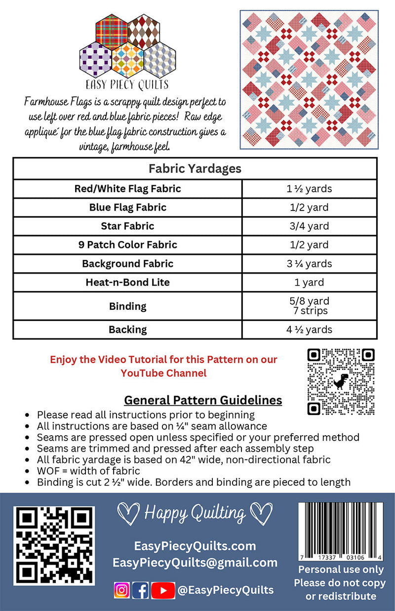 Easy Piecy Quilts LLC – Quilting Books Patterns and Notions